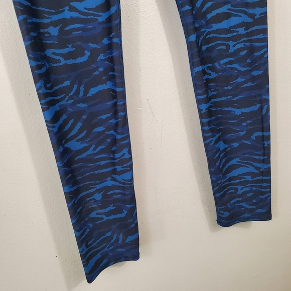 Fabletics | Pants & Jumpsuits | Fabletics Blue Black Animal Print ...